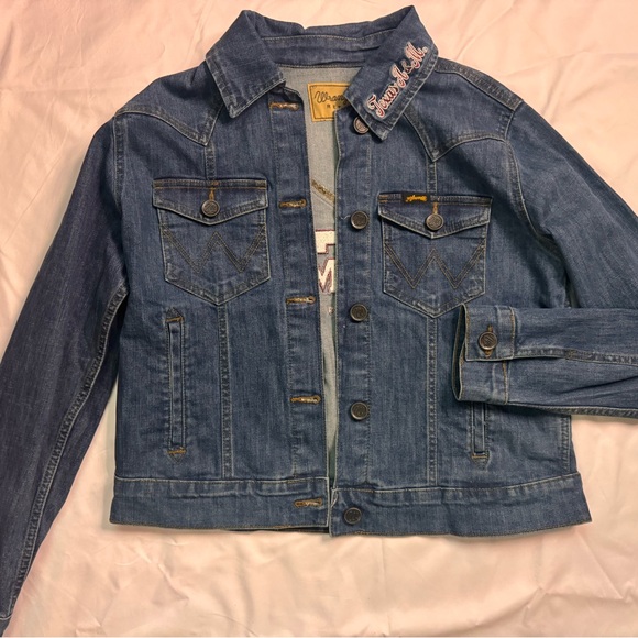 Wrangler | Jackets & Coats | Wrangler Texas Am Blue Jean Jacket Classic ...
